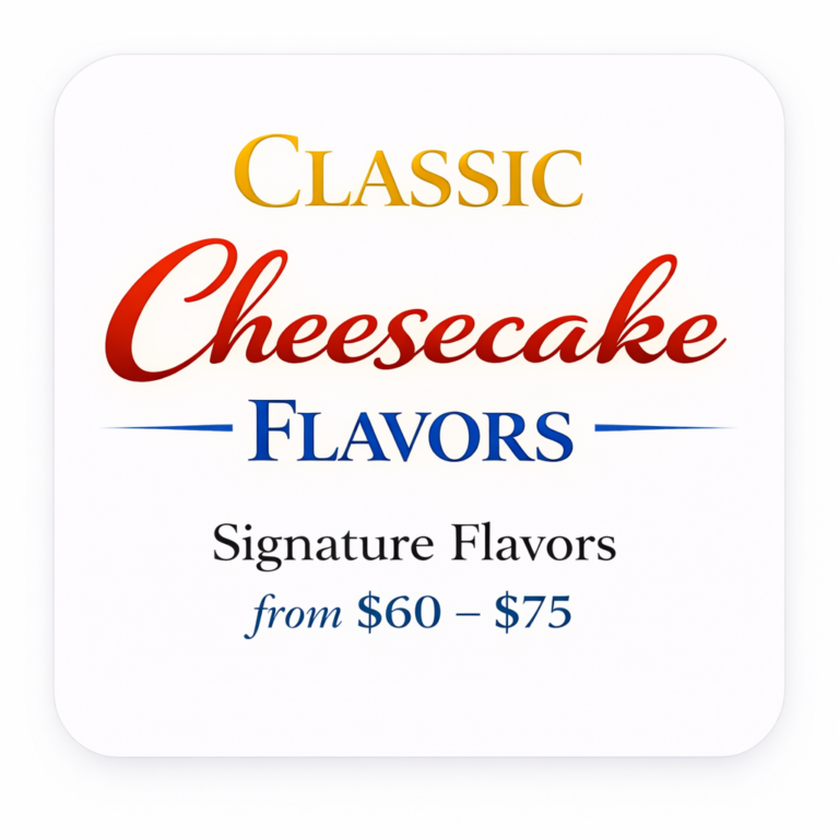 Classic Cheesecake Flavors - Cheesecakes by Battle